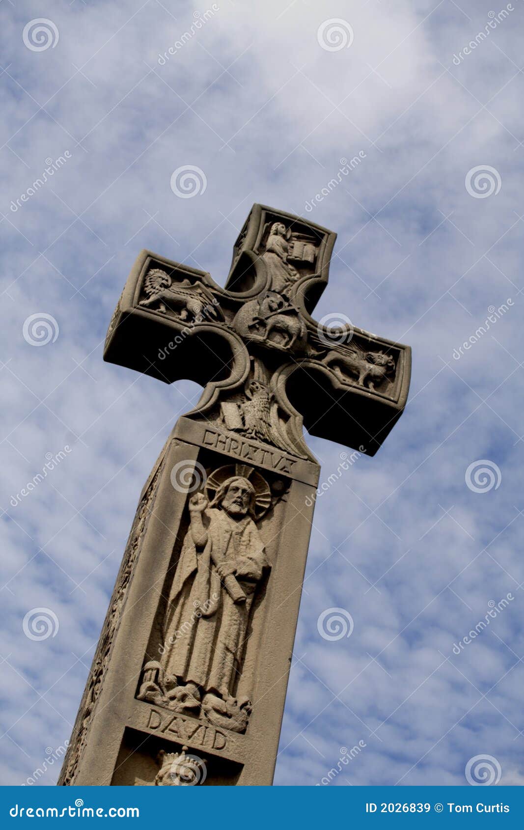 Cross At St Marys Church Whitby Picture. Image: 2026839