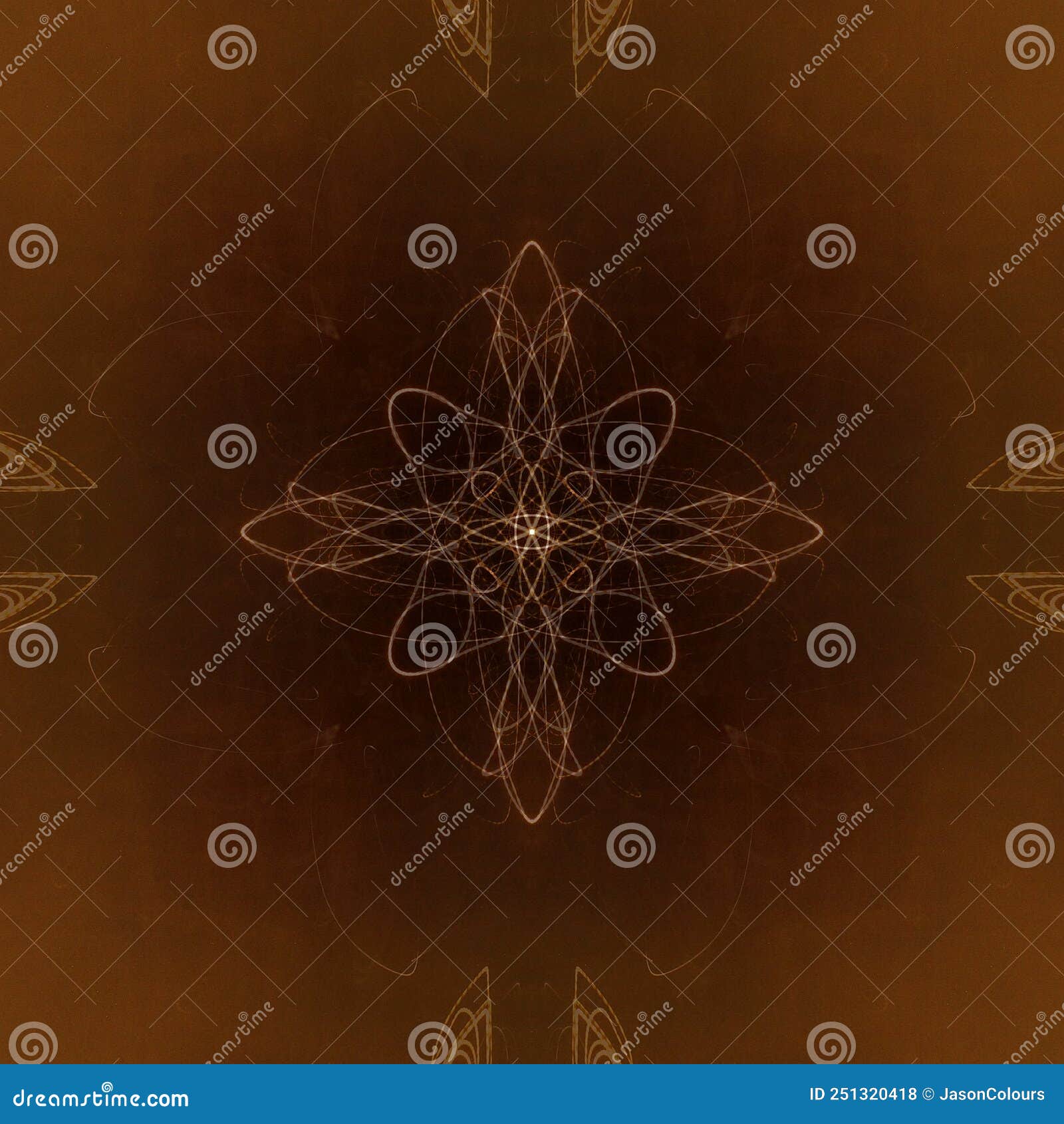 Cross Star Pattern Beautiful Harmony Symmetry Ornament Decorative Stock ...