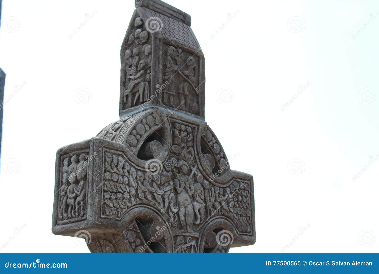 Cross Statue stock image. Image of stone, background - 77500565