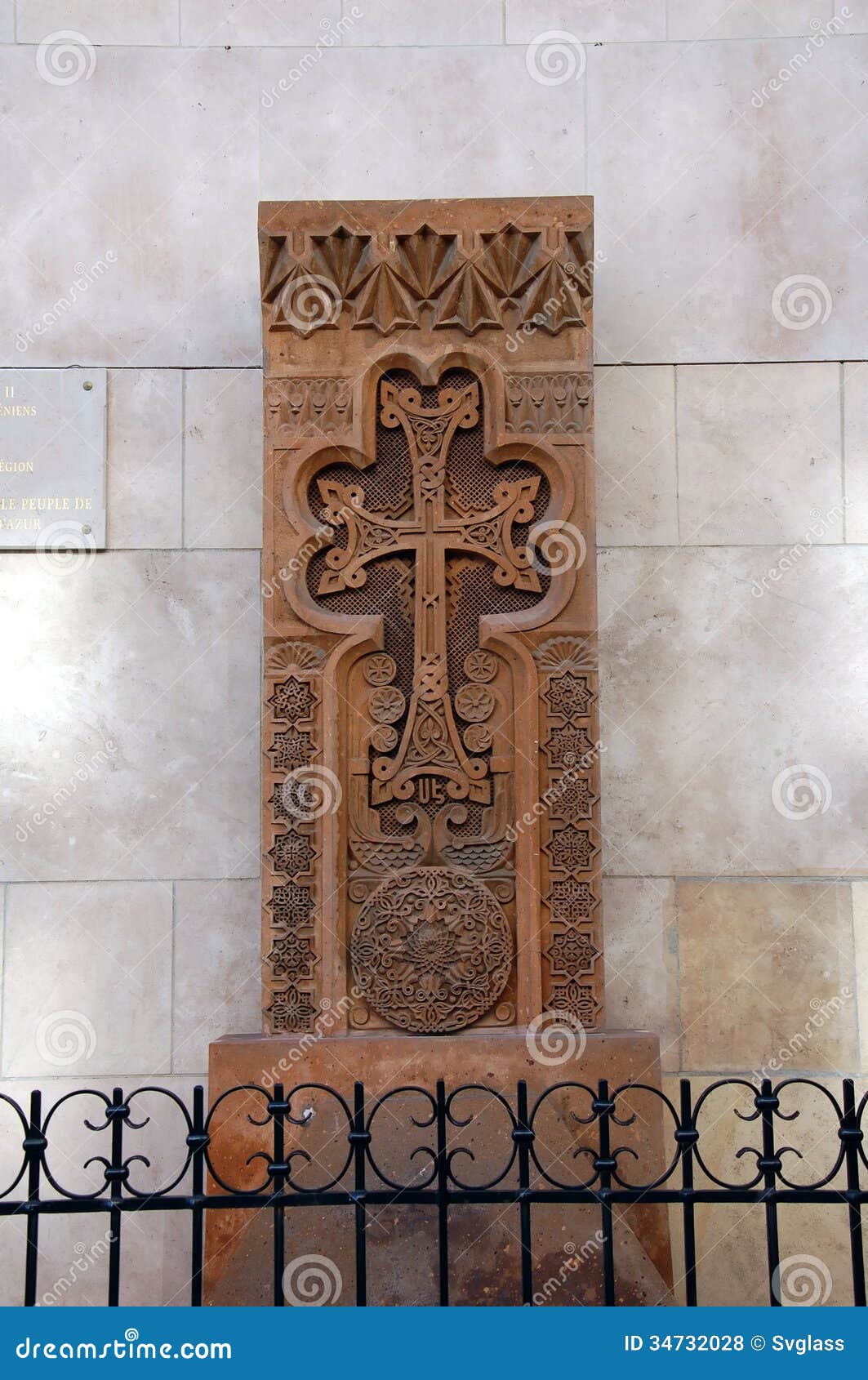 Cross-stone editorial stock photo. Image of provence - 34732028