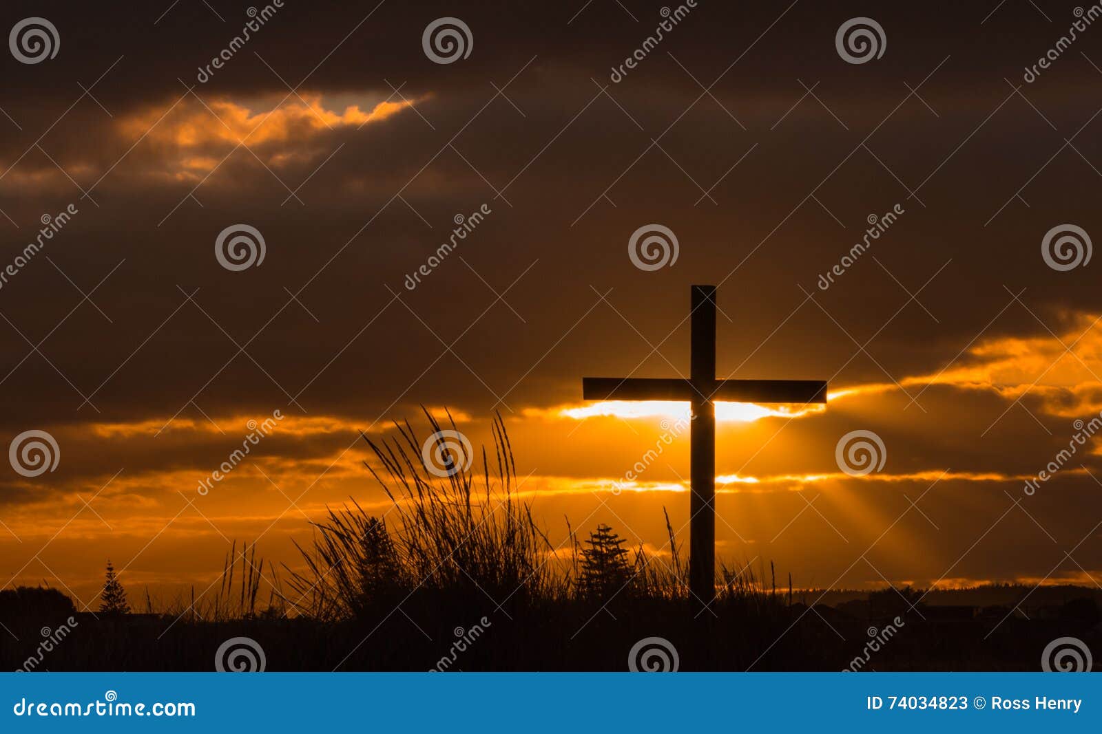 Cross Sun Clouds stock image. Image of jesus, beams, religious - 74034823