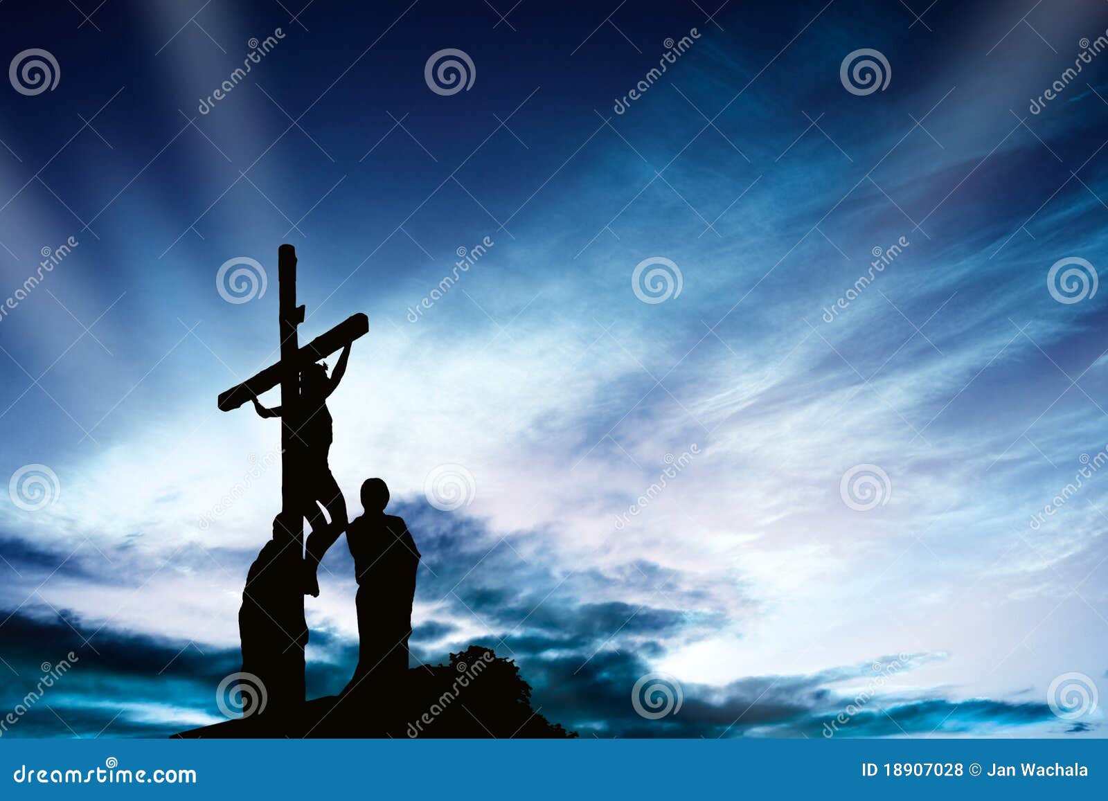 Cross at Sunset stock photo. Image of easter, sunrise - 18907028