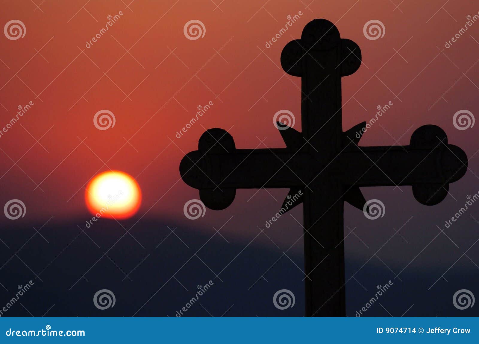 Cross sunset stock photo. Image of mountains, beautiful - 9074714