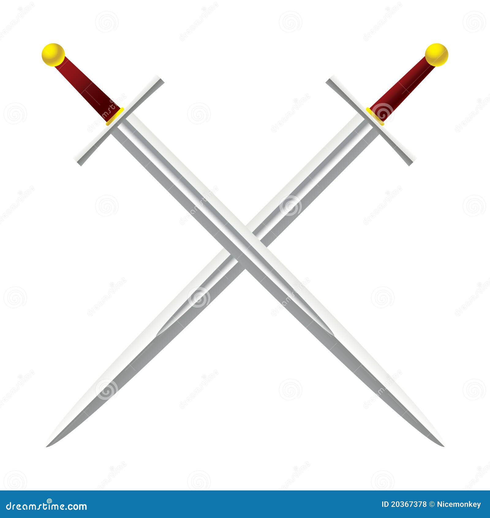 Cross Sword stock vector. Illustration of protect, handle - 20367378