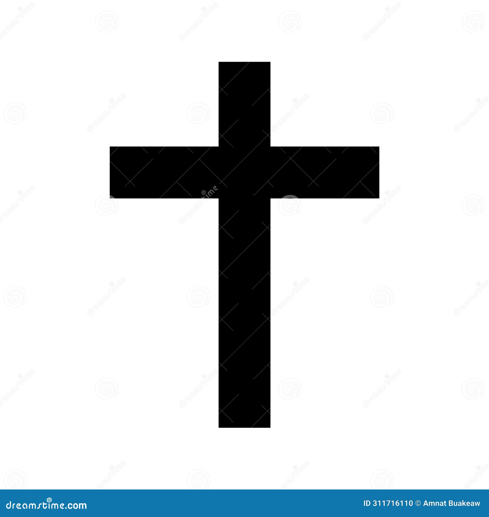 Cross Symbol, Christian Crosses Icon Stock Vector - Illustration of ...