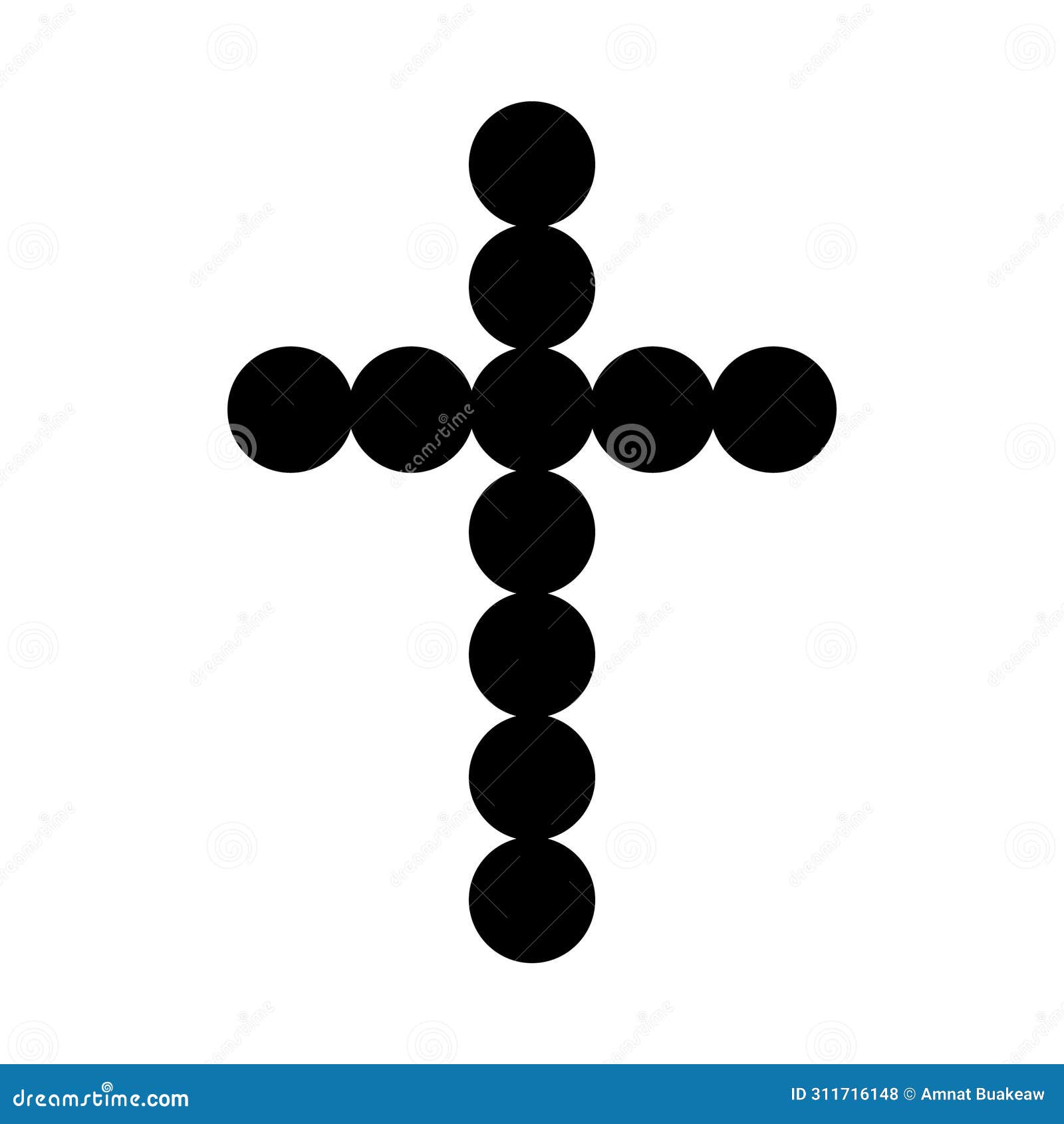 Cross Symbol, Christian Crosses Icon, Cross Symbol Stock Vector ...