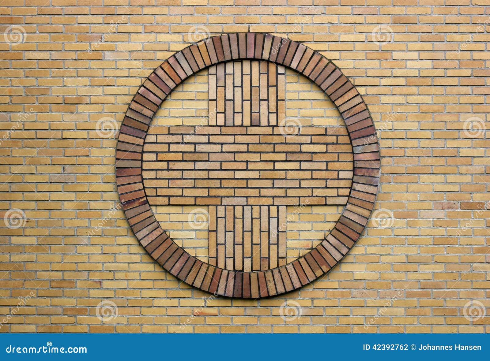 Cross Symbol on a Church Wall Stock Photo - Image of 21st, 2000s: 42392762