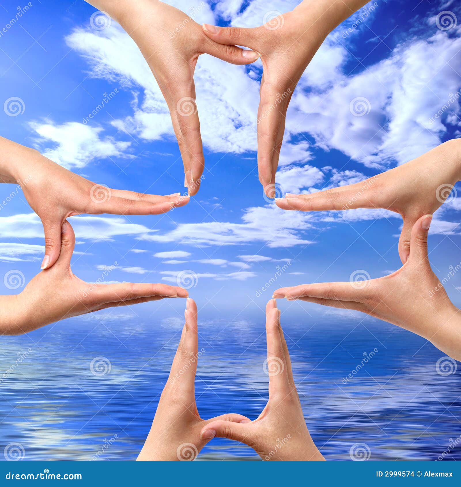 Cross Symbol Made from Hands Stock Photo - Image of healthcare ...