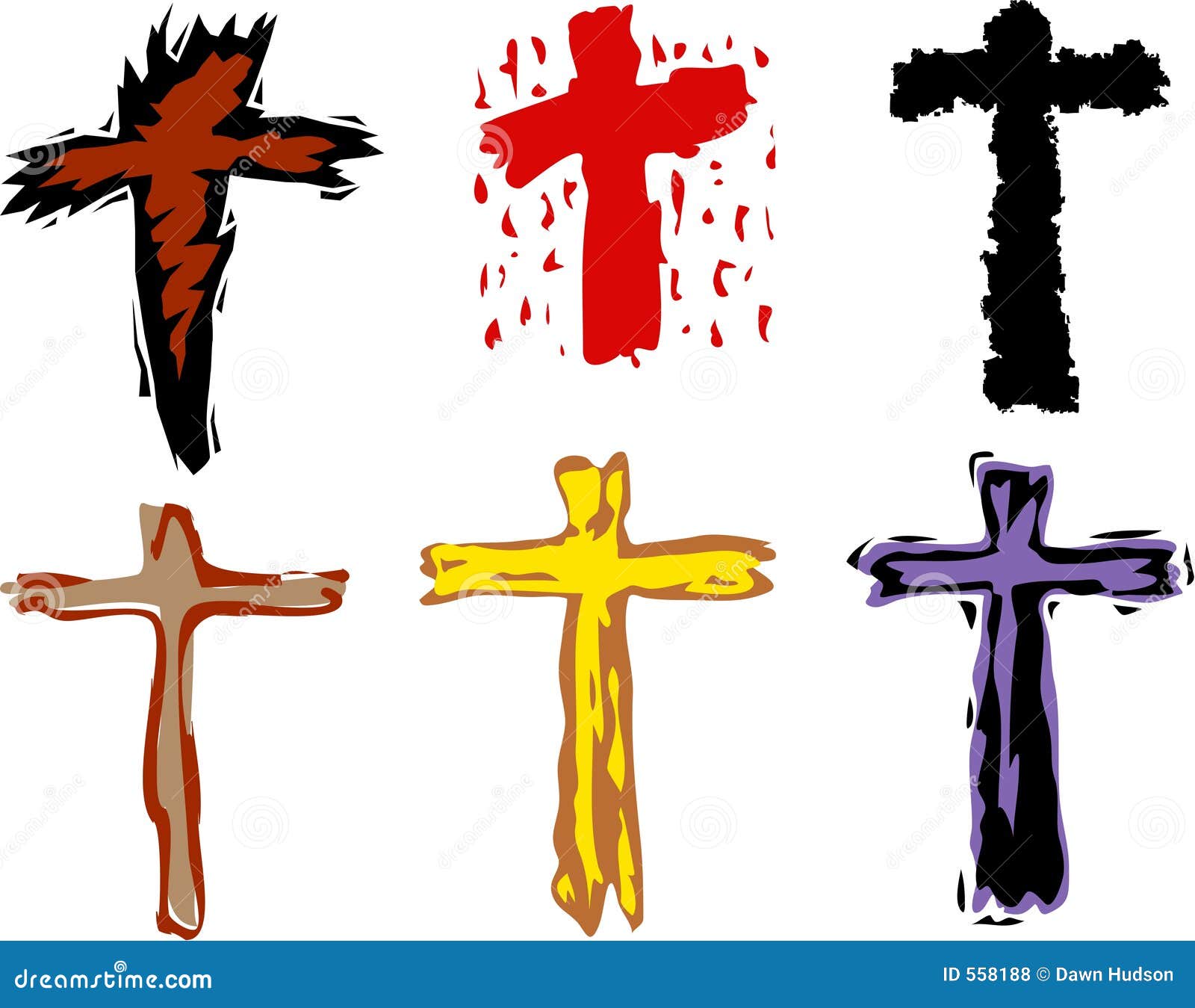 Cross symbols stock illustration. Illustration of crosses - 558188