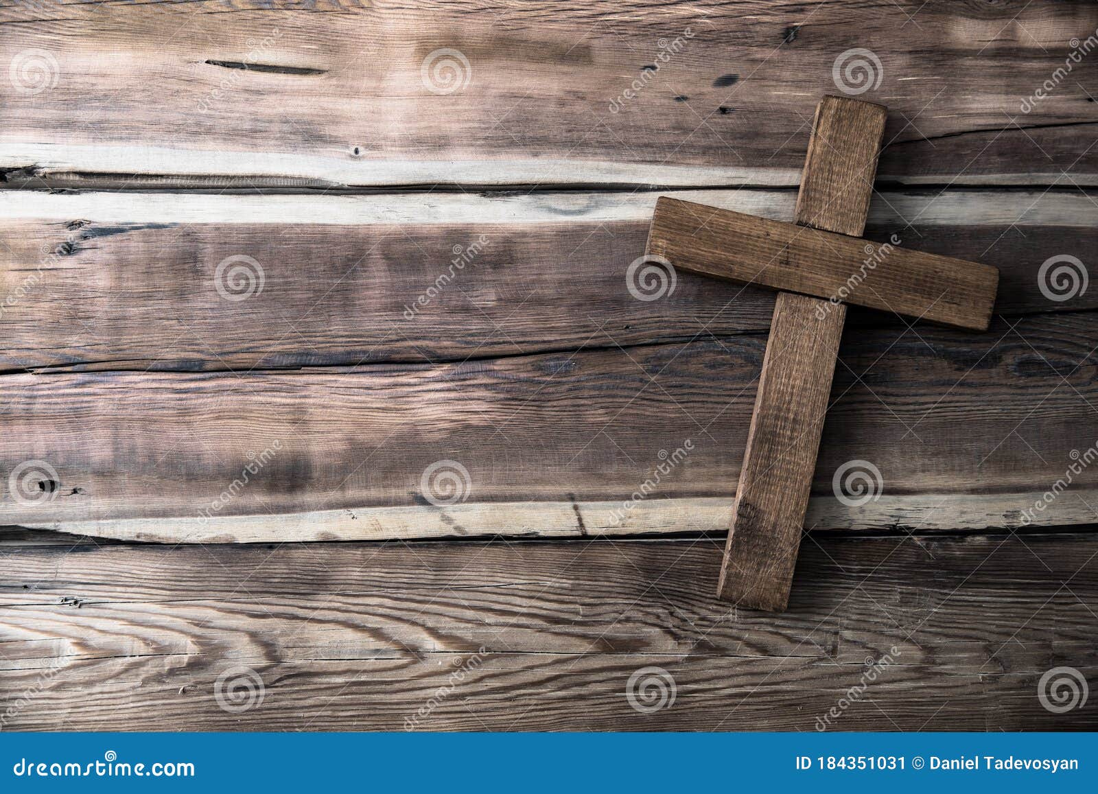 Cross on table stock image. Image of symbol, prayer - 184351031
