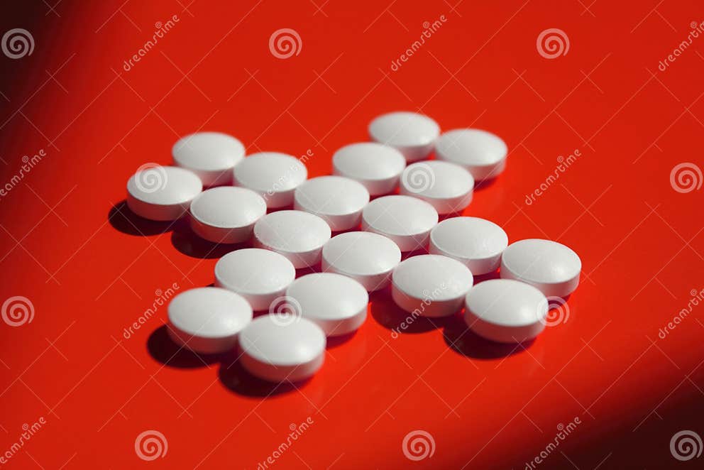 Cross from tablets stock image. Image of service, medicinal - 19672673