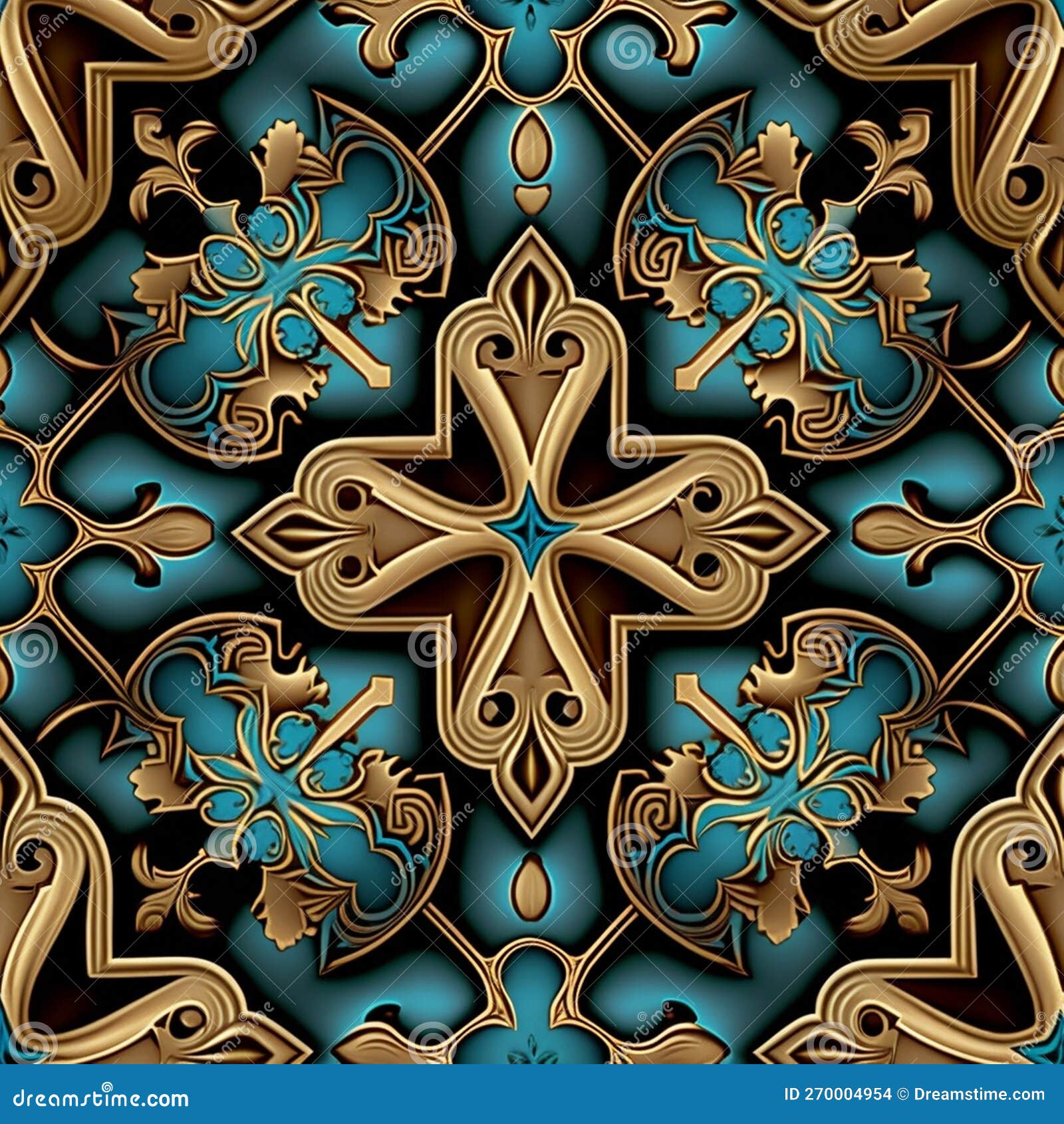 Cross theme pattern stock illustration. Illustration of textile - 270004954