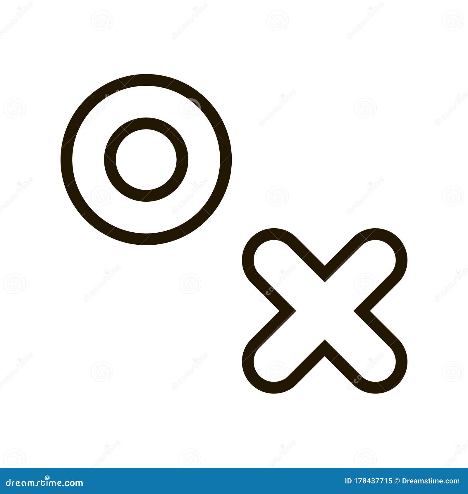 Cross and Toe Icon on White Background. EPS 10. Vector Illustration ...