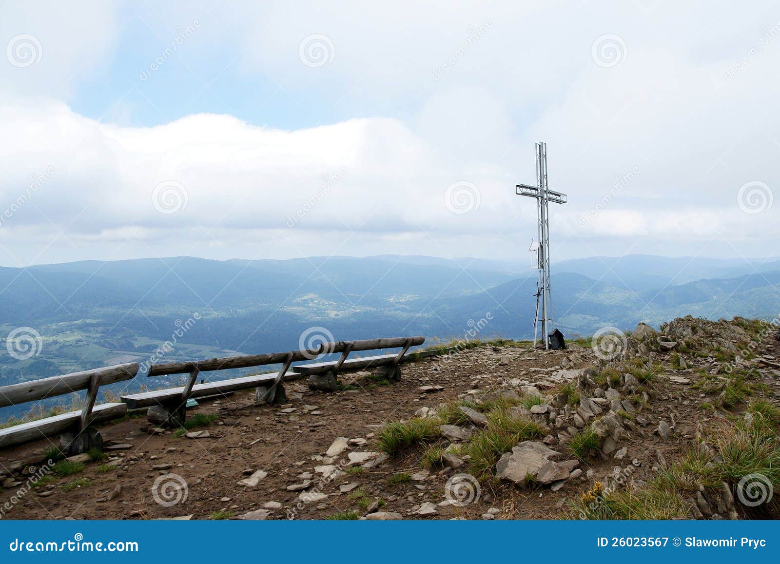 The cross on top stock image. Image of smerek, environment - 26023567