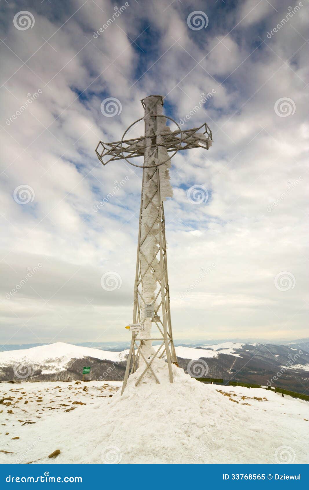 Cross on the top stock image. Image of resurrection, religion - 33768565