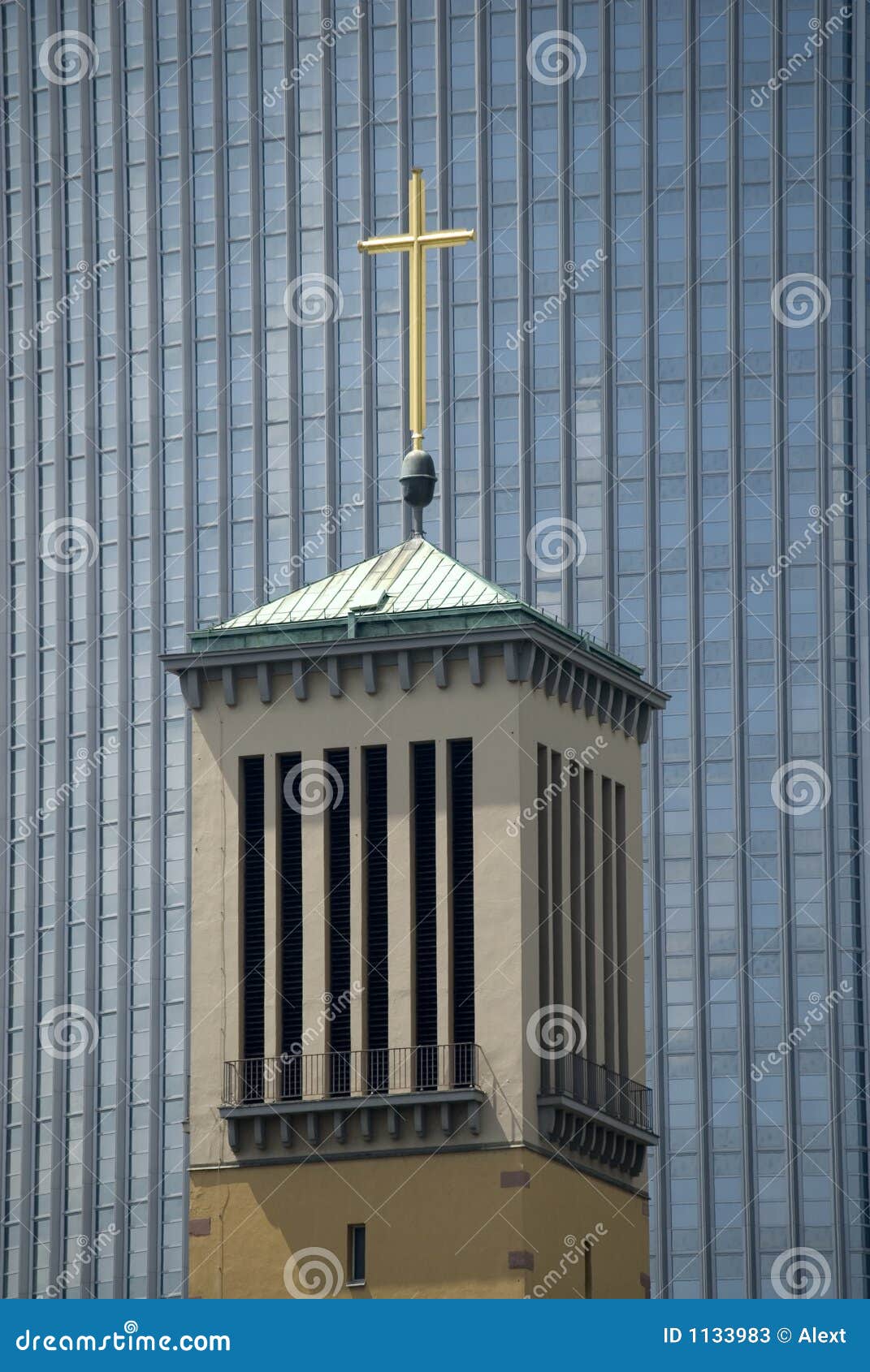 Cross on top of a church stock image. Image of office - 1133983
