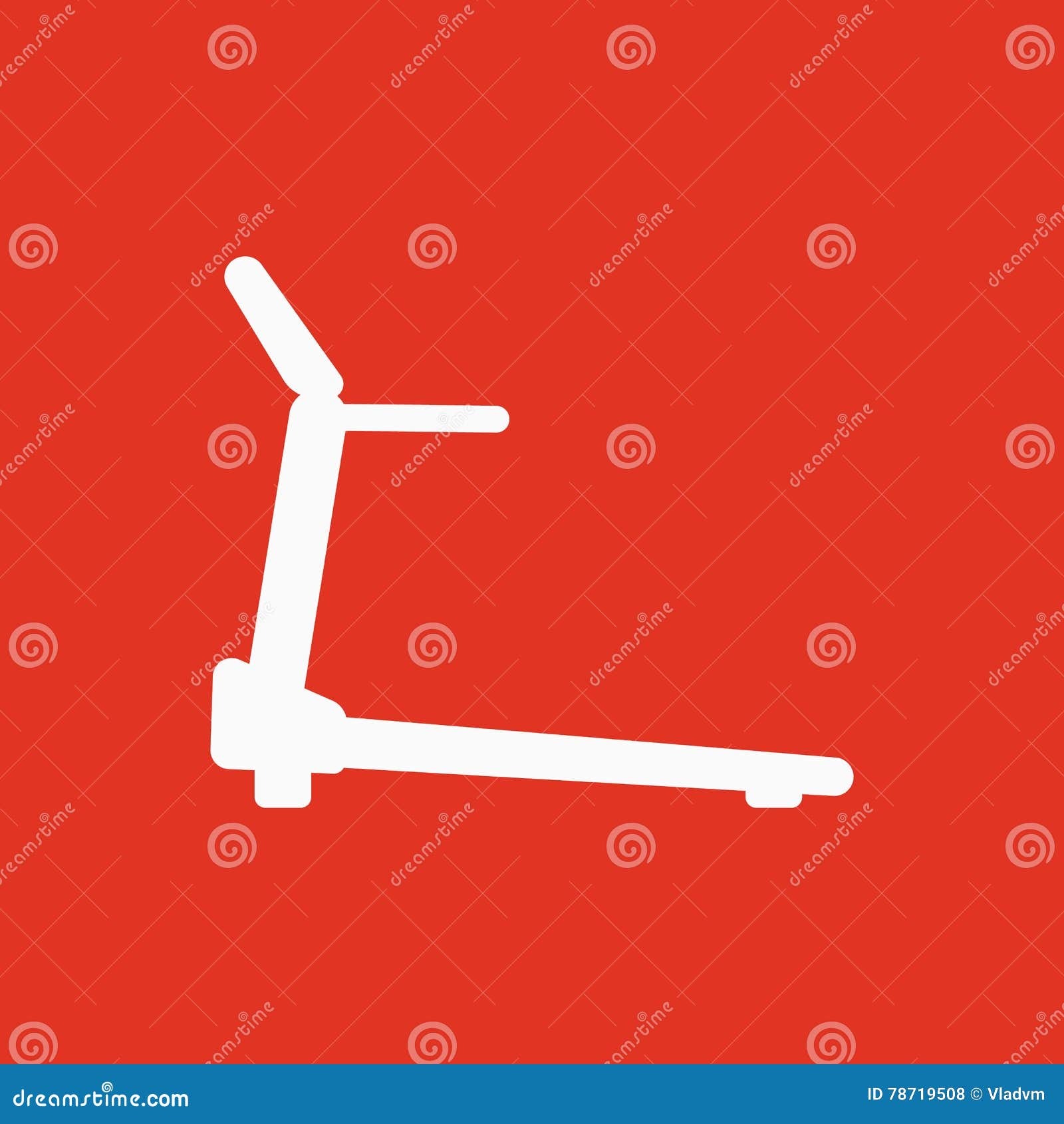 Cross Trainer Machine Icon. Running Symbol Stock Vector - Illustration ...