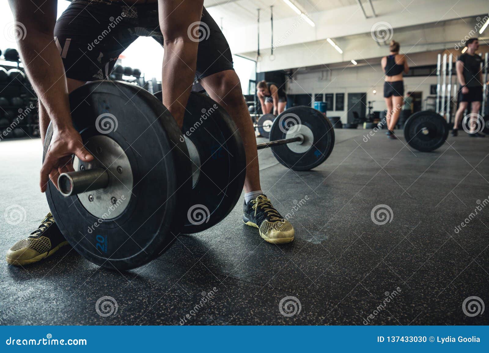 Cross Training Athletes Working Out Stock Photo - Image of muscle ...