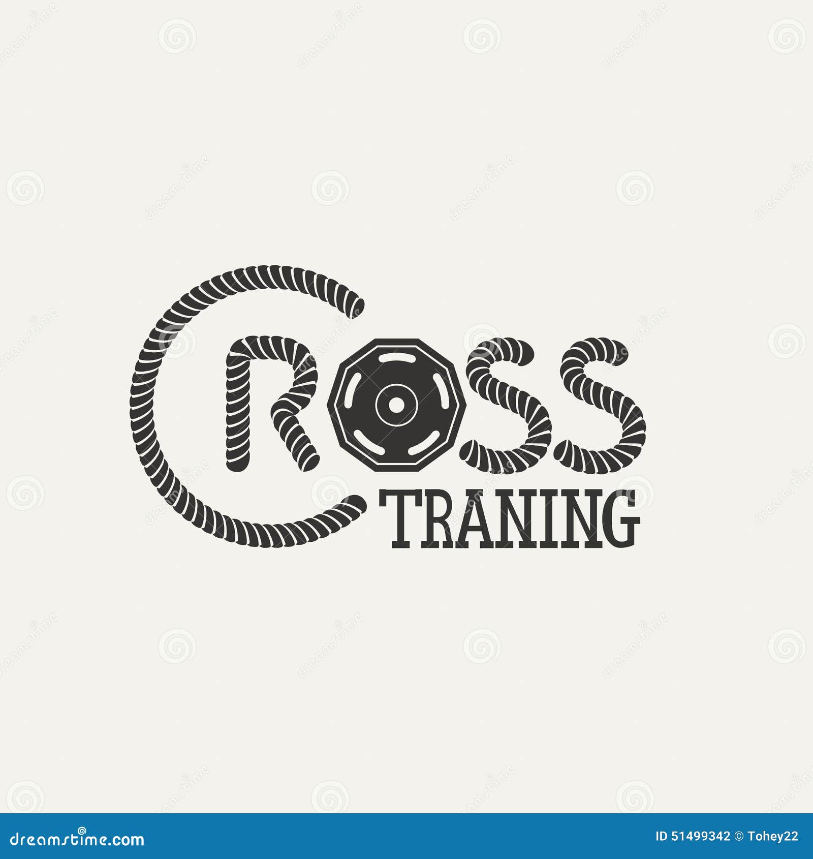 Cross Training logo stock vector. Illustration of hands - 51499342