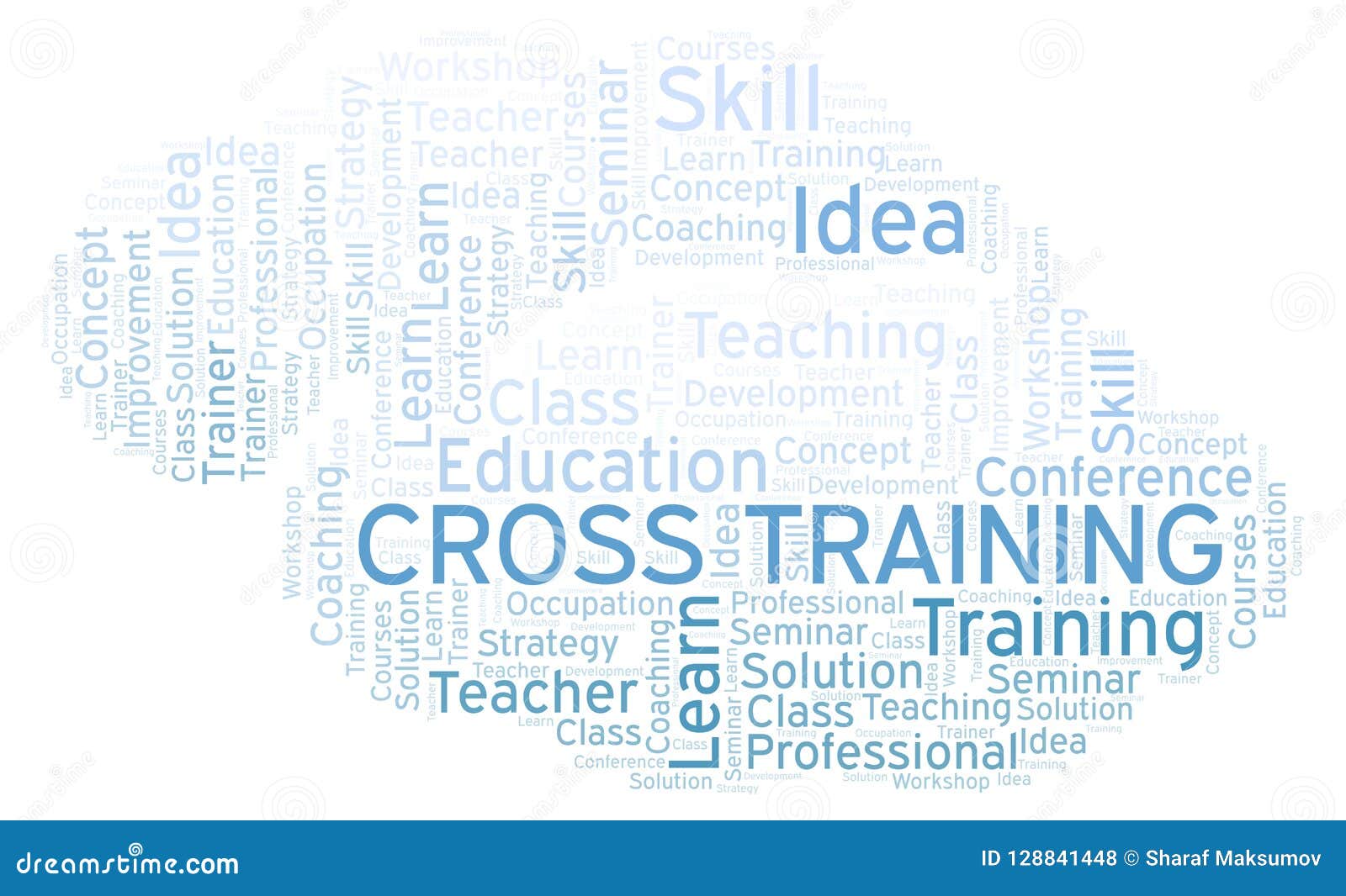 Cross Training Logo Vector Illustration | CartoonDealer.com #51499342
