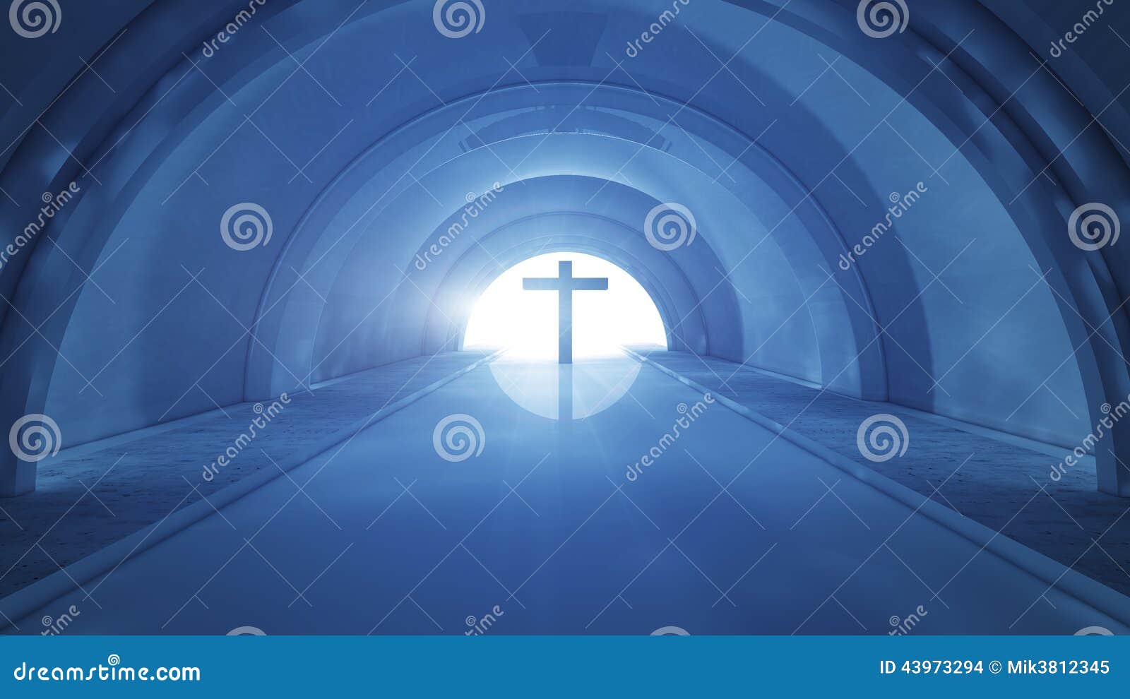 Cross and tunnel stock photo. Image of church, spirituality - 43973294