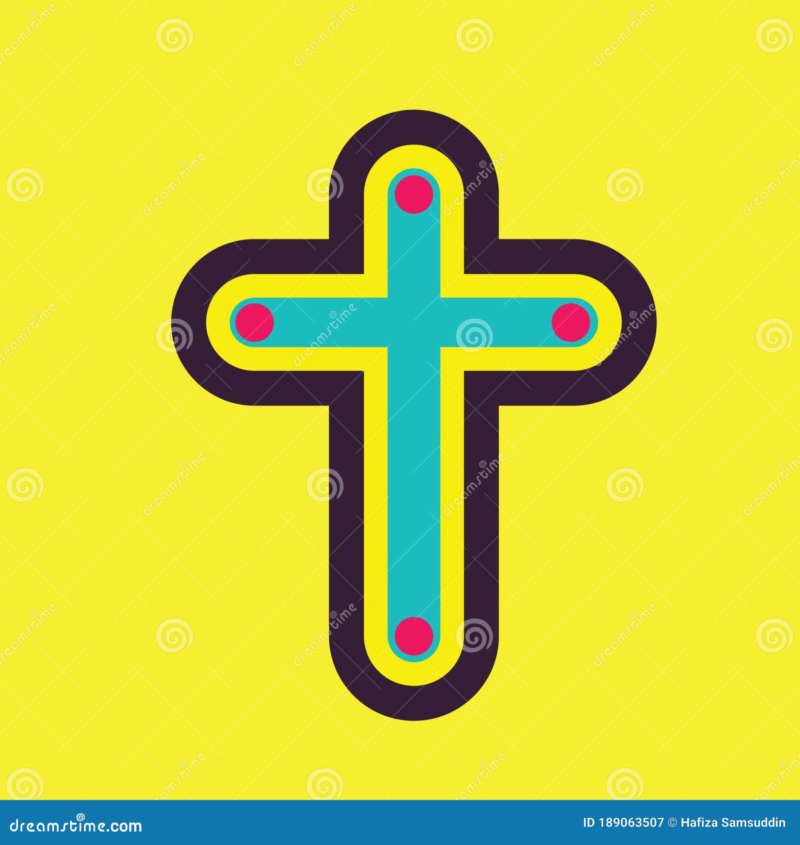 Cross. Vector Illustration Decorative Design Stock Vector ...