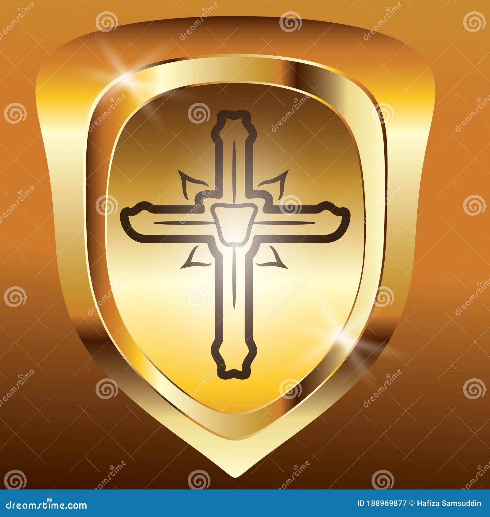 Cross. Vector Illustration Decorative Design Stock Vector ...