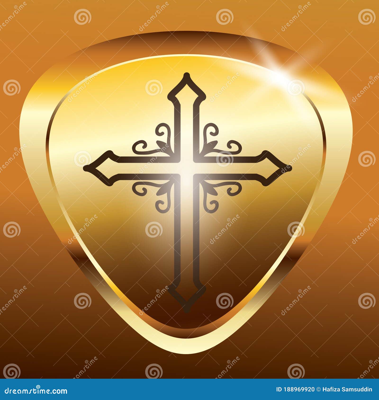 Cross. Vector Illustration Decorative Design Stock Vector ...