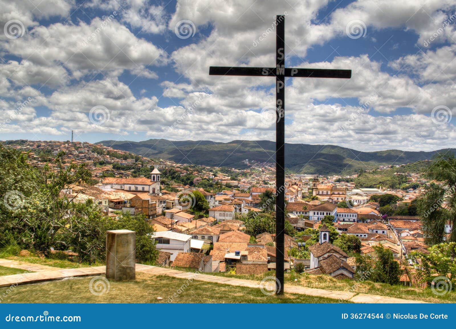 Cross stock photo. Image of travel, gerais, historic - 36274544