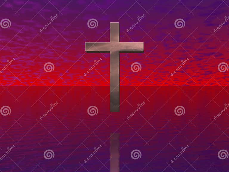 Cross Vision stock illustration. Illustration of crucifix - 2309333