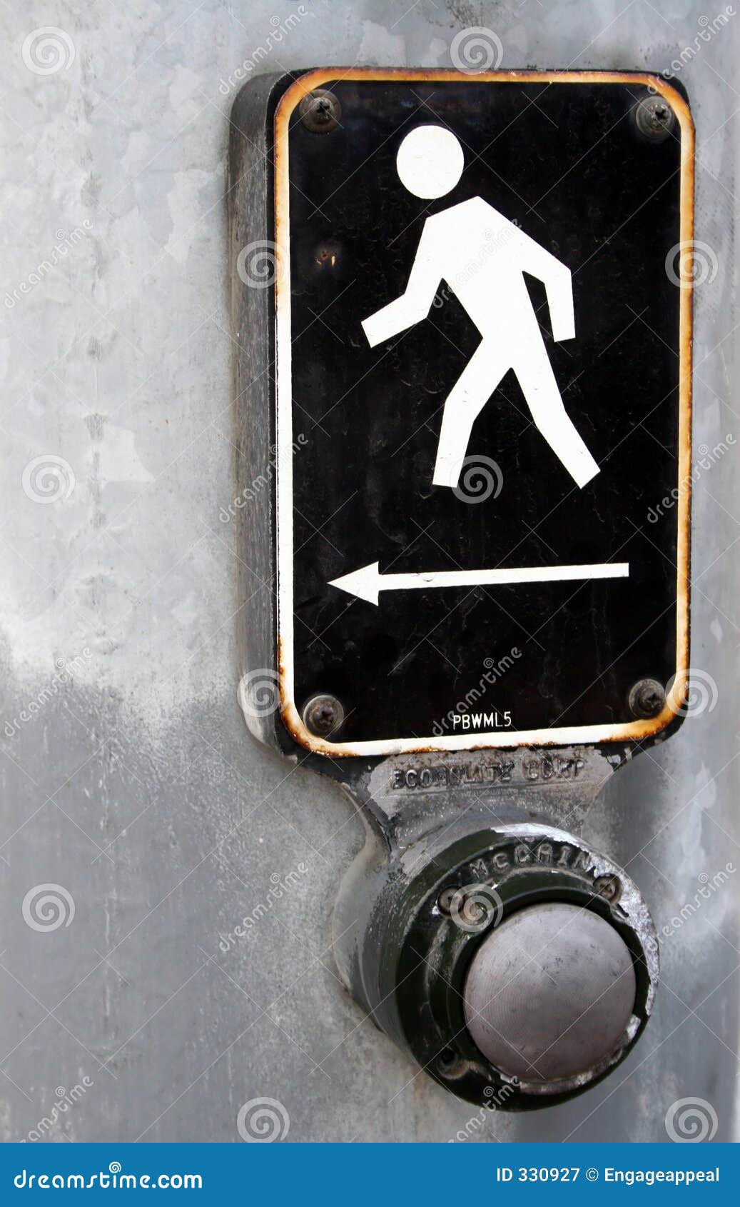 Cross Walk Button stock image. Image of urban, proceed - 330927