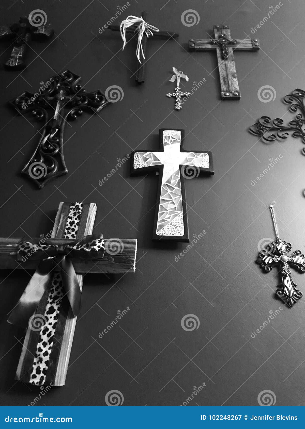 Crosses on a Wall stock image. Image of texture, sign - 102248267