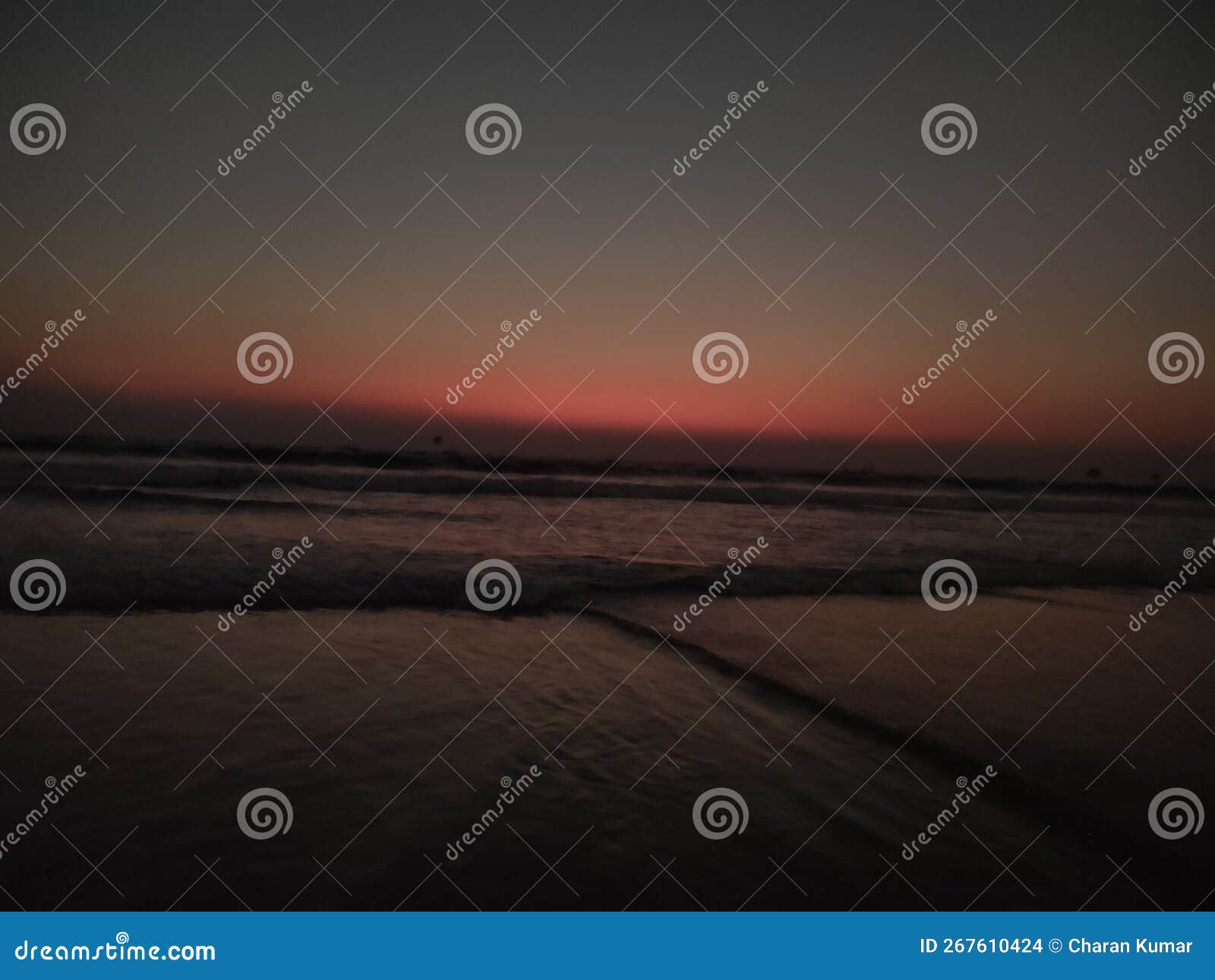 Cross waves on shore stock photo. Image of wave, evening - 267610424