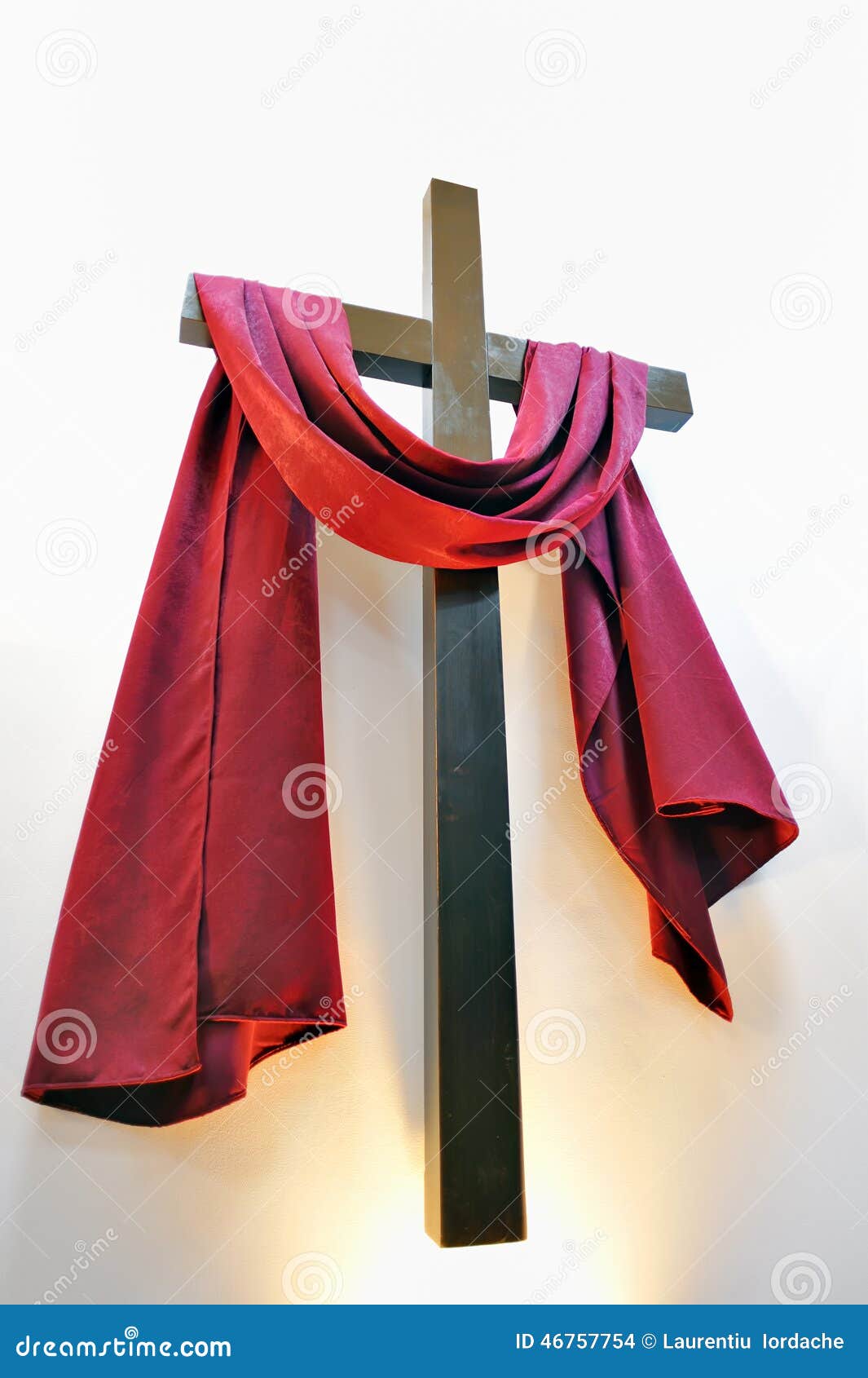 Cross on white background stock photo. Image of religion - 46757754