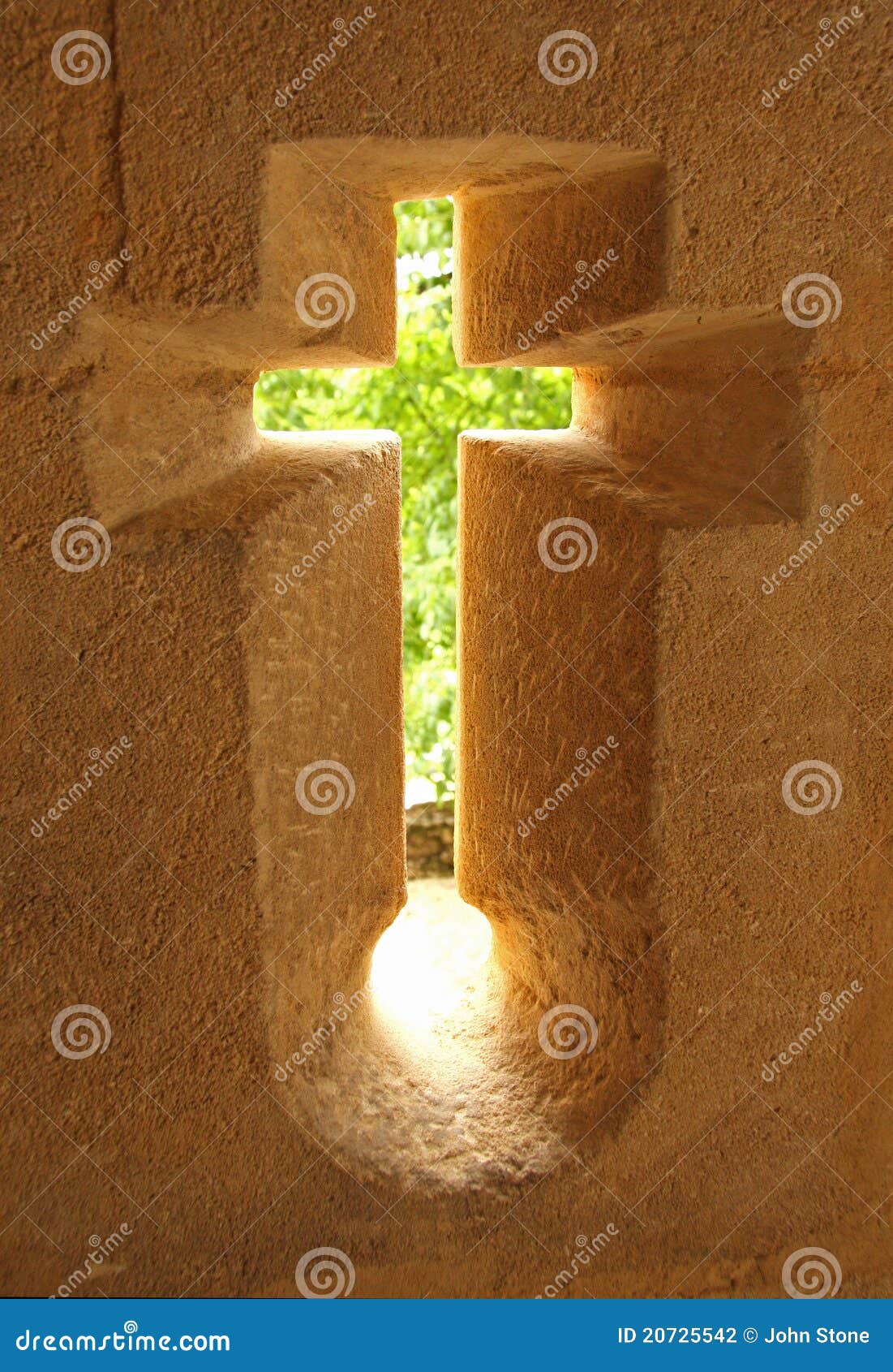 Cross window stock photo. Image of religion, castle, archer - 20725542