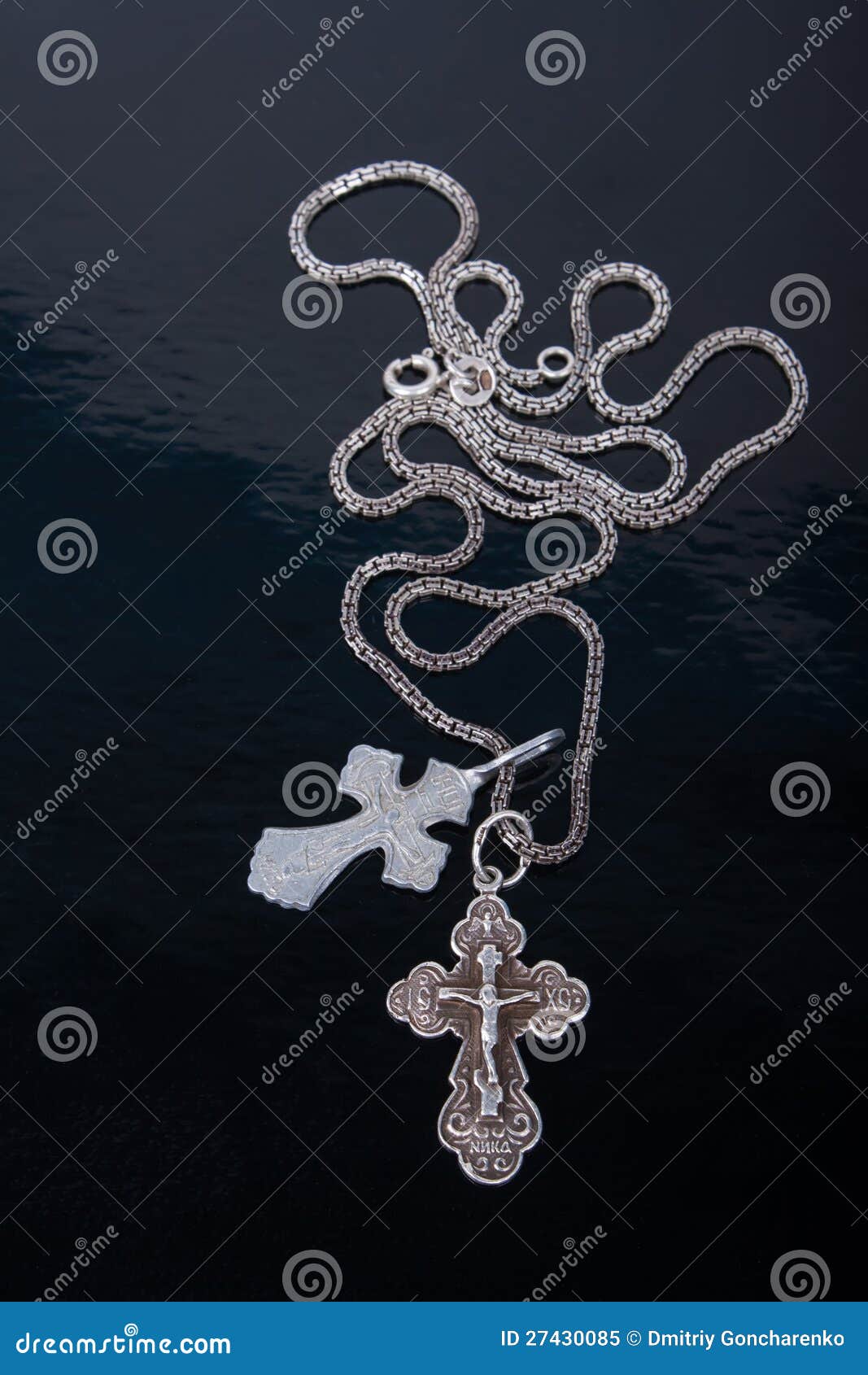 Cross worn on the neck stock image. Image of easter, cutout - 27430085