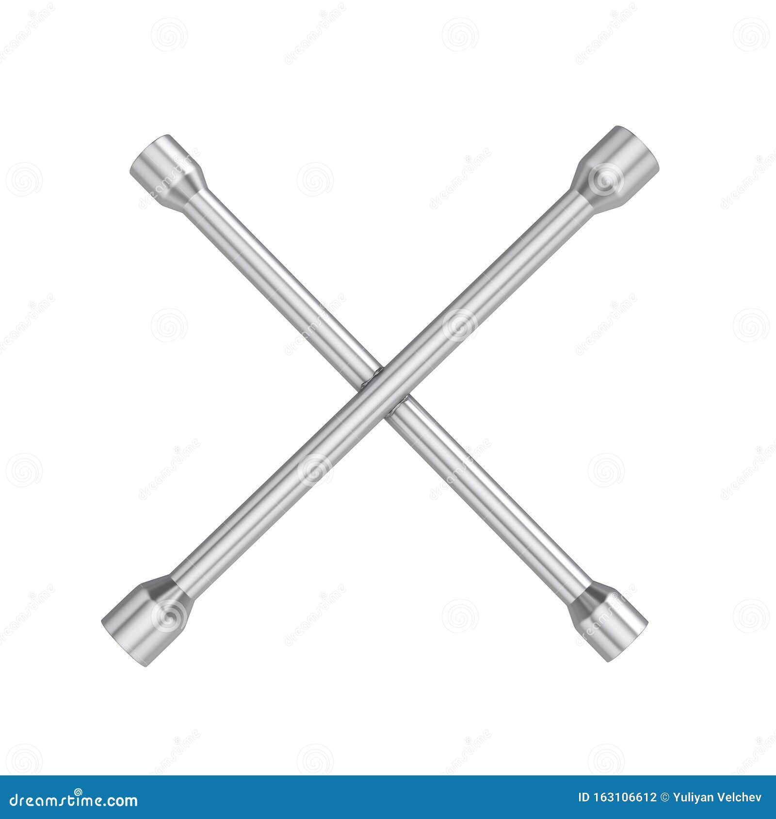 Cross wrench stock illustration. Illustration of equipment - 163106612