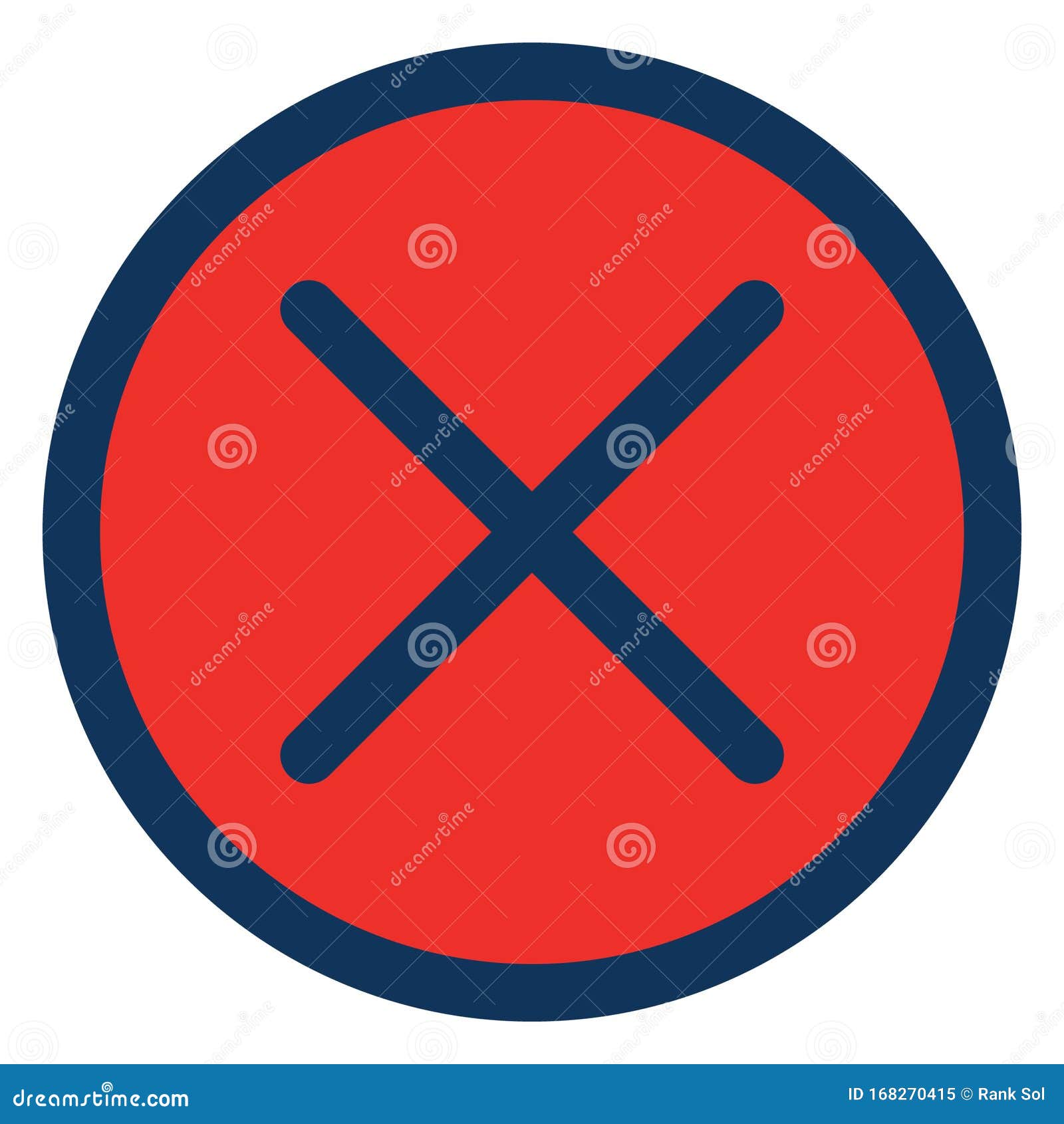 Cross, Wrong Isolated Vector Icon Which Can Be Easily Modified or ... Cross, Wrong Isolated Vector Icon Which Can Be Easily Modified or ...