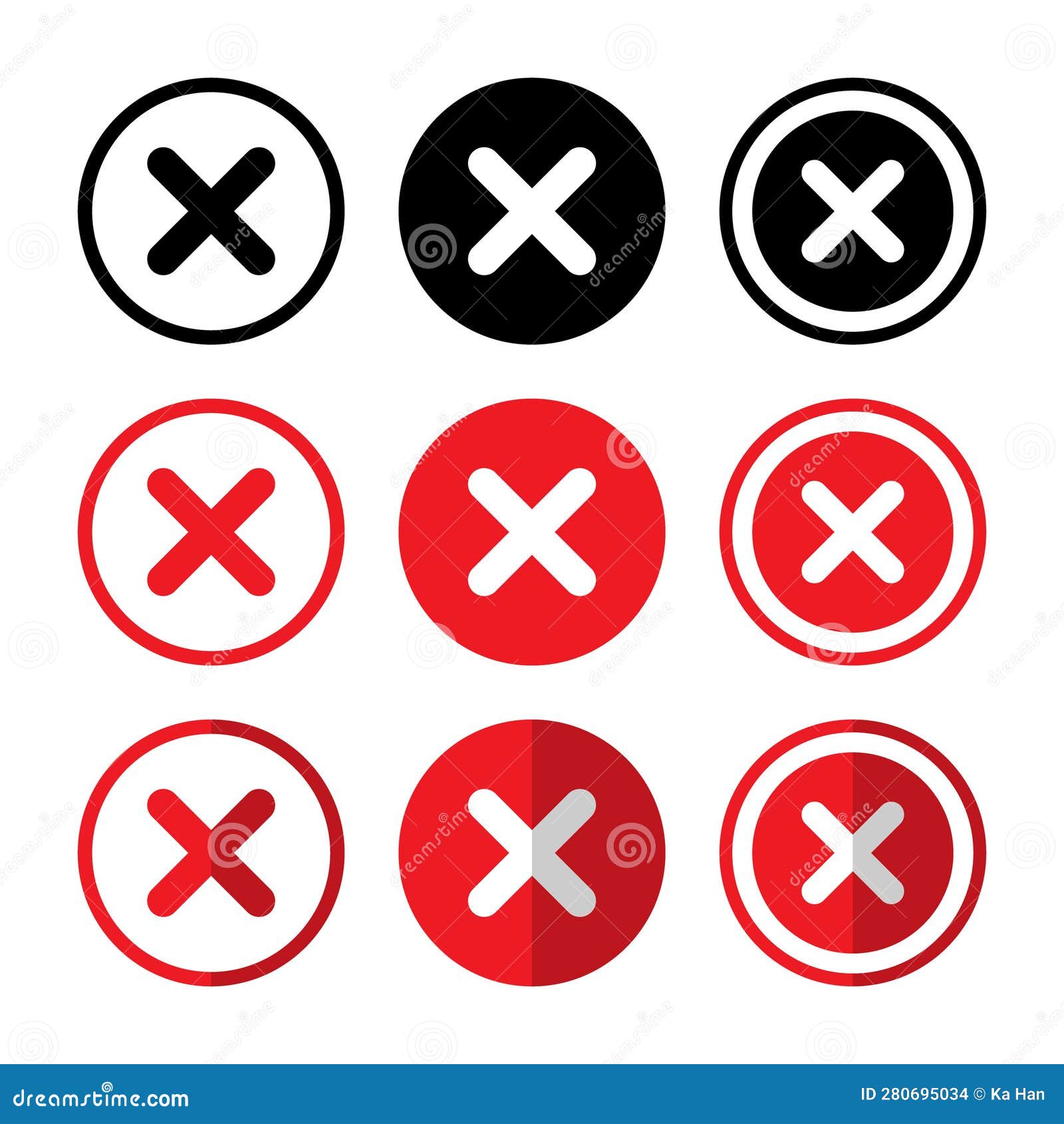 3d Vector Wrong Checkmark Box, Disapprove Or Wrong Choice Concept ...