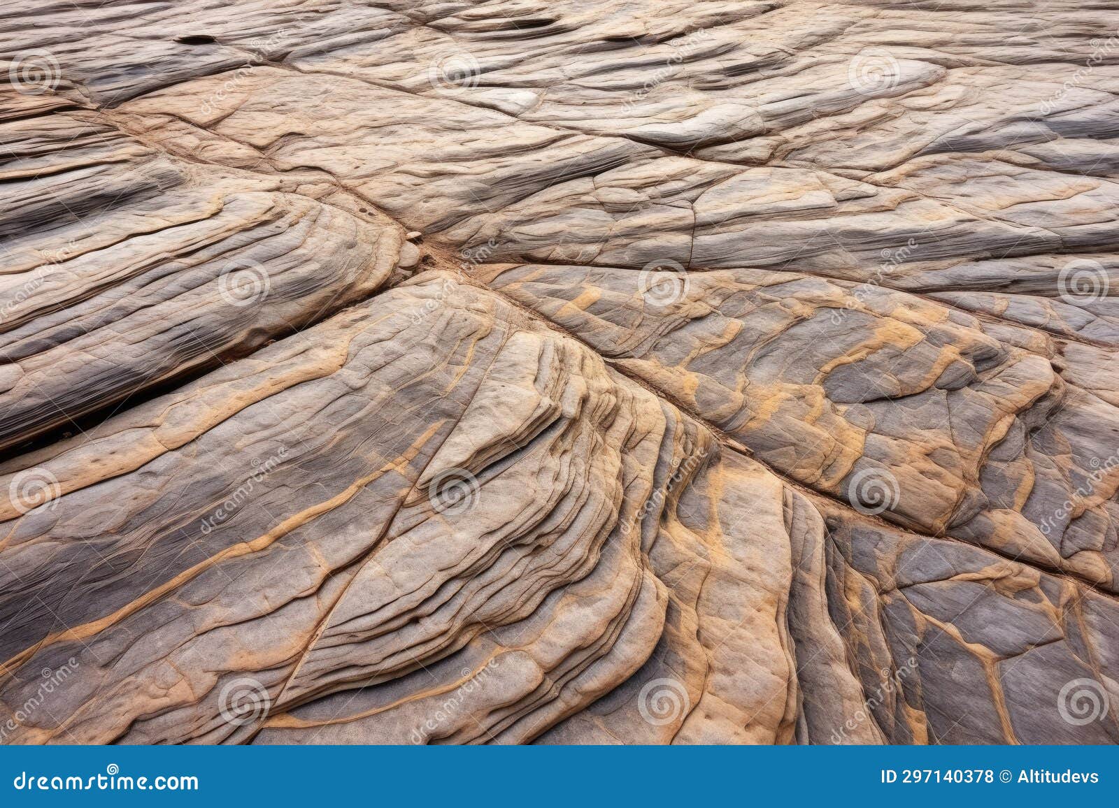 Crossbedding Patterns on Sedimentary Rock Surface Stock Photo - Image ...
