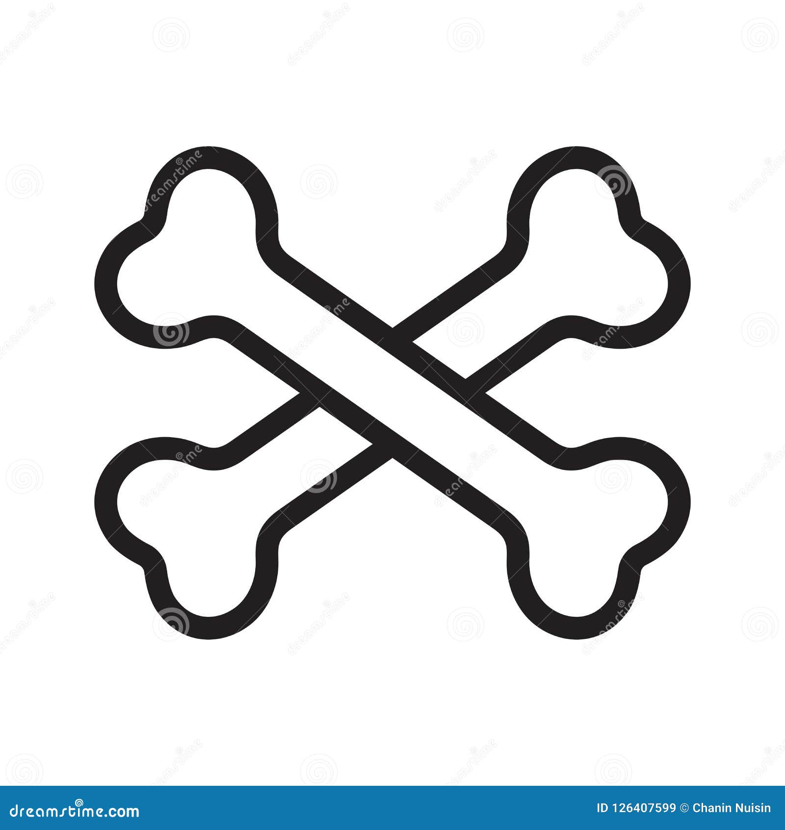 Logo Pirate Skull Vector Illustration 106557732