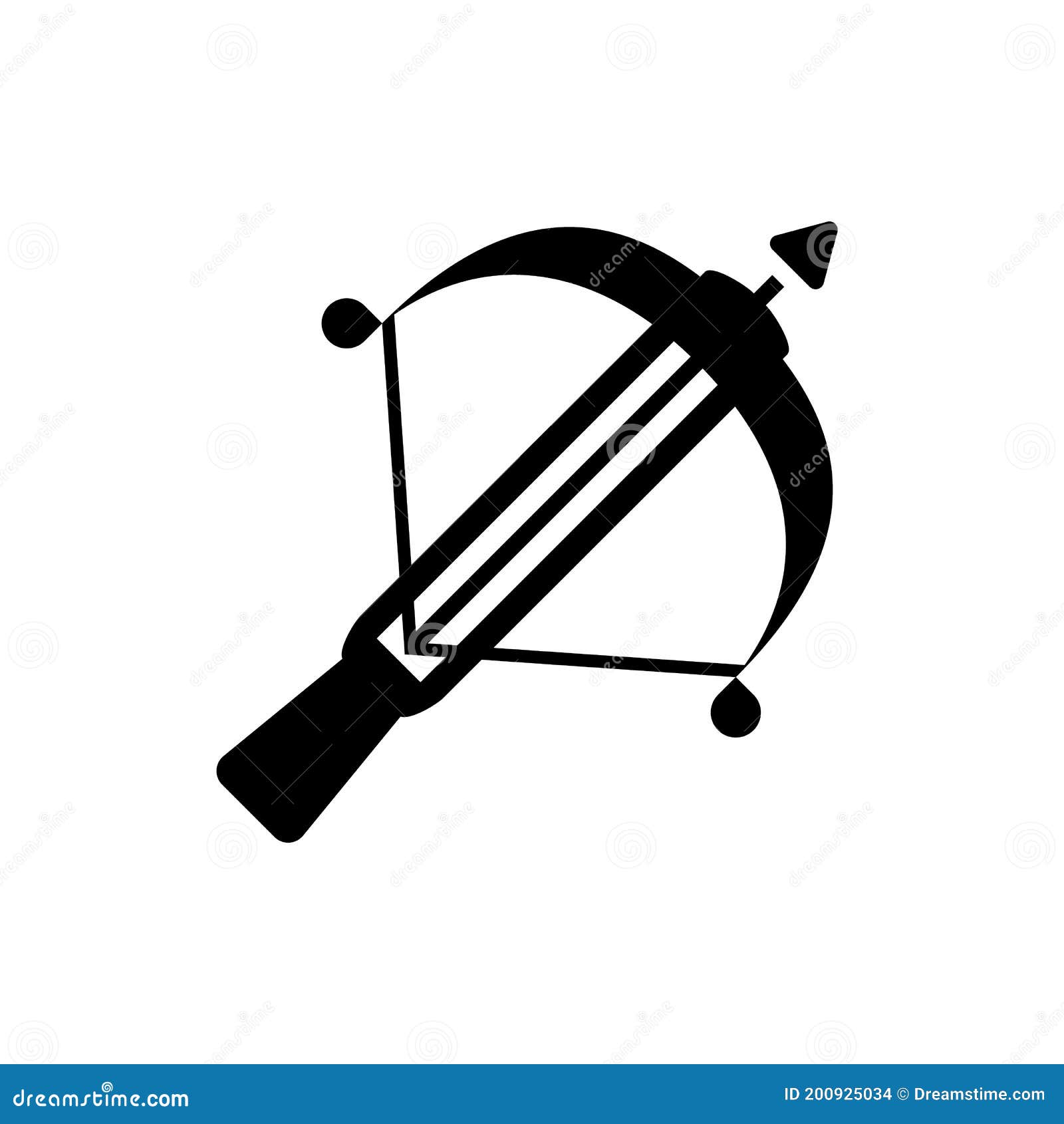 Crossbow Icon Element of Weapon Icon for Mobile Concept and Web Apps ...