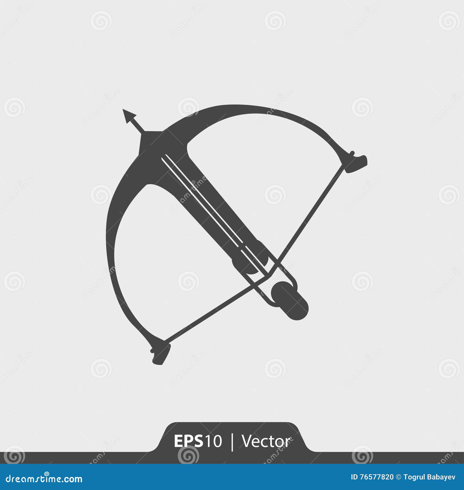 Crossbow Icon for Web and Mobile Stock Illustration - Illustration of ...