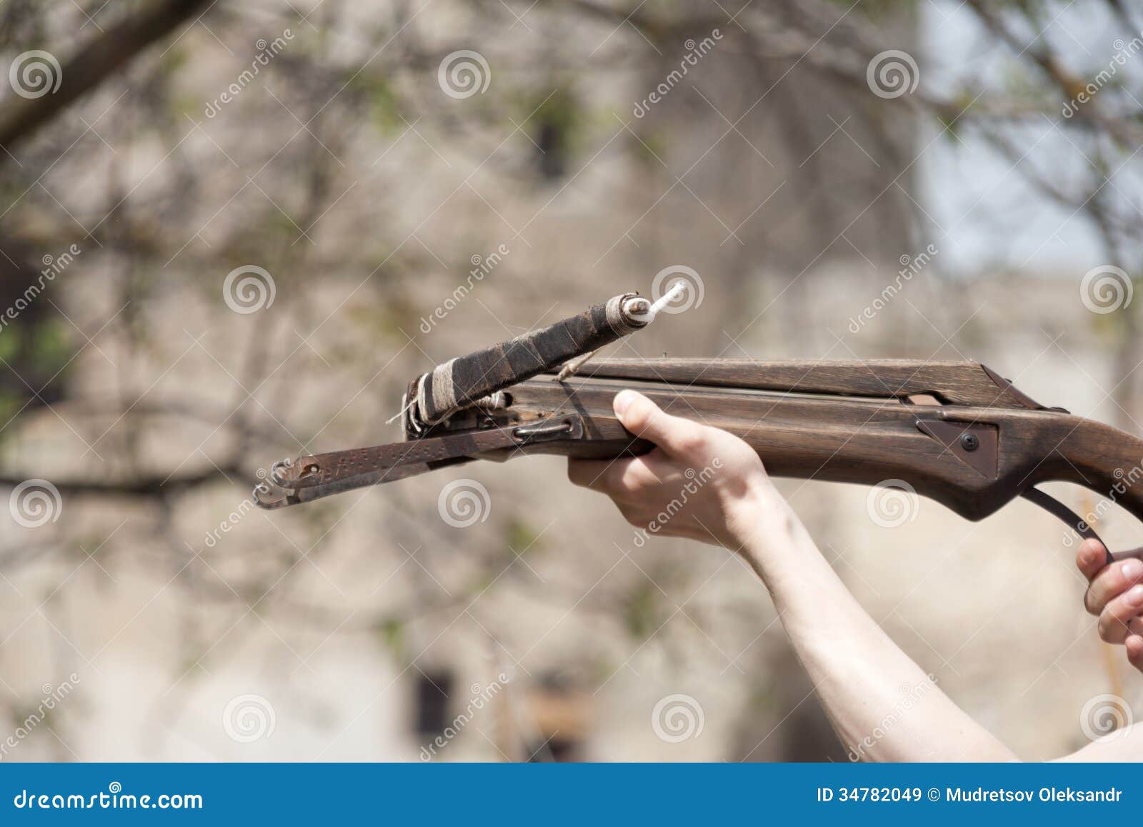 Crossbow stock image. Image of arrow, strike, target - 34782049