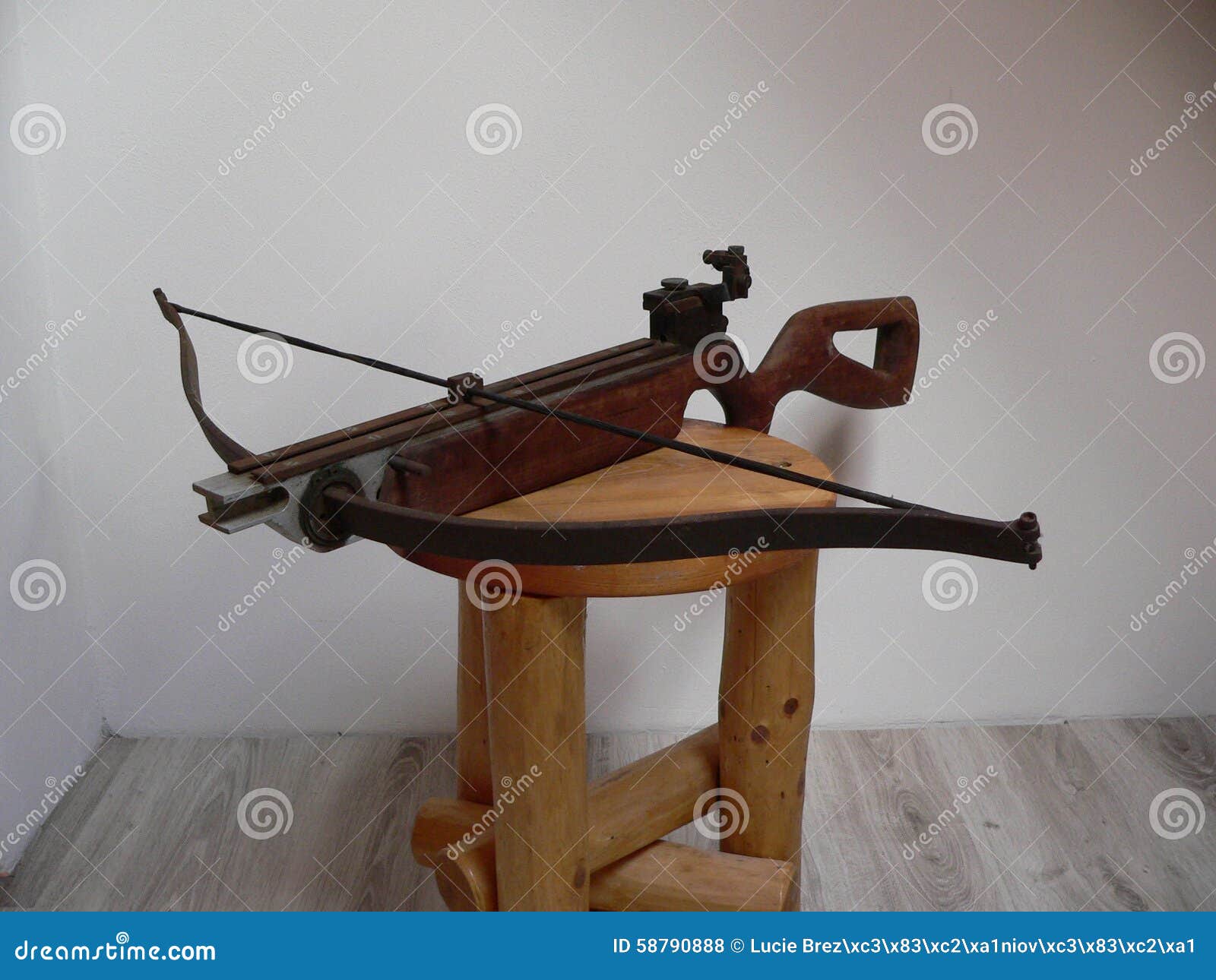 Crossbow stock photo. Image of charging, bowstring, shoot - 58790888