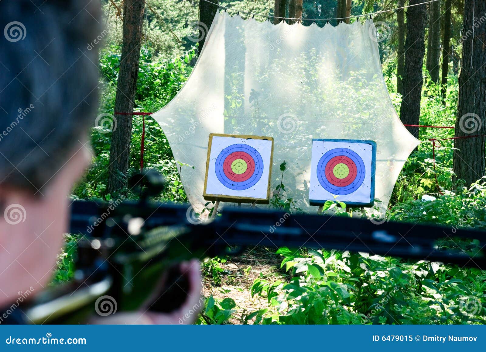 Crossbow shooting stock image. Image of forest, outdoor - 6479015