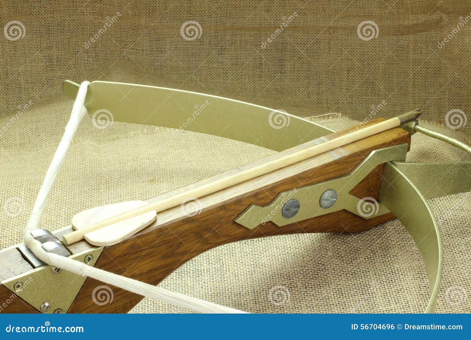 Middle Age Crossbows At Foix Castle In France Royalty-Free Stock Image ...