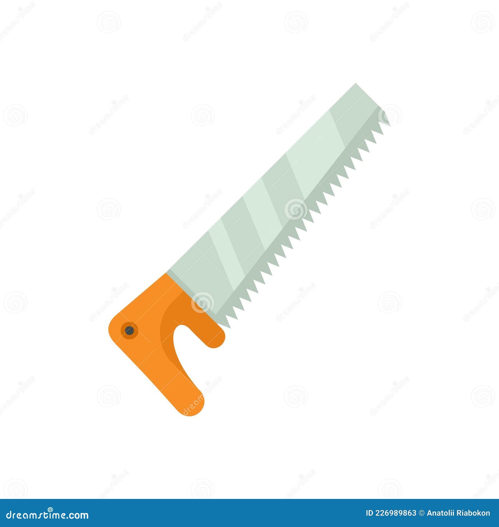 Crosscut Saw Cartoon Vector | CartoonDealer.com #43425155