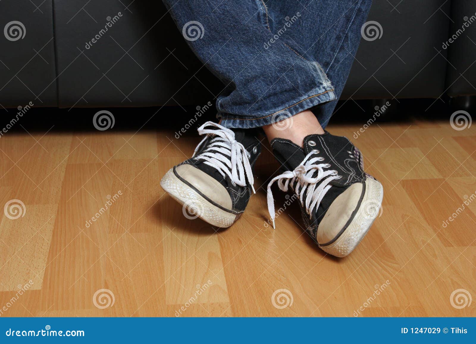Crossed at the Ankles stock image. Image of relaxed, nonchalant - 1247029