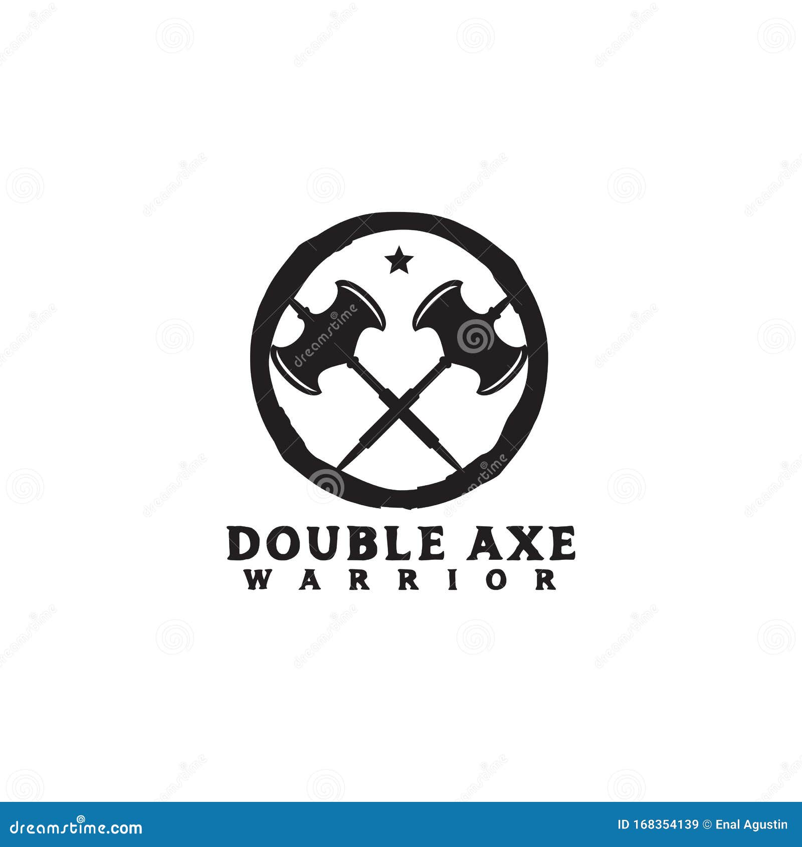 Crossed Axes Logo Icon Design Vector Template Stock Vector ...